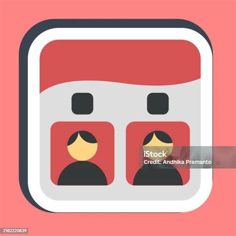 스티커 투표 용지 인도네시아 총선 요소 인쇄물 포스터 인포그래픽 등에 적합합니다 Congress에 대한 스톡 벡터 아트 및 기타 이미지 Congress