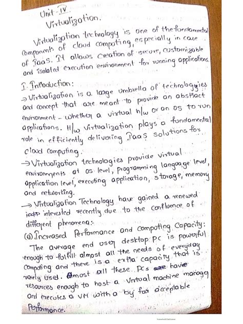 Cloud Computing Unit 4 Notes Pdf