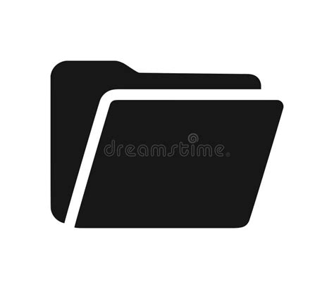 Icon User Interface Folder File Stock Illustration Illustration Of Application Silhouette