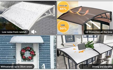 Canopy Outdoor Waterproof Door Canopies Awning Window Garden Patio