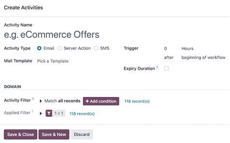 Campaign Workflow Activities — Odoo 18 0 ドキュメント