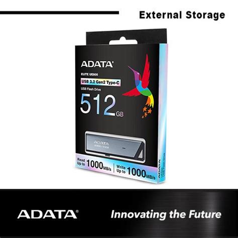 Jual Ssd Adata Ue800 512gb Ssd Portable External Ssd Usb 3 2 Gen2 Type C Shopee Indonesia