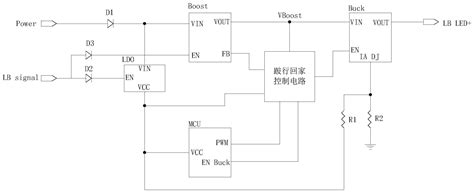 一种车灯控制器实现跛行回家的控制电路及其实现方法与流程