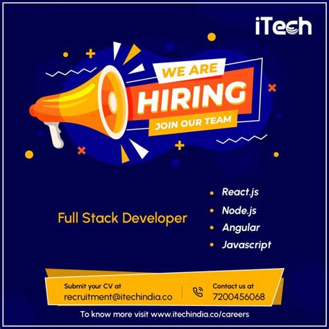Candidates Fullstackdeveloper Node React Angular Javascrpit Openings Itechindia Hr