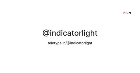 Indicatorlight — Teletype