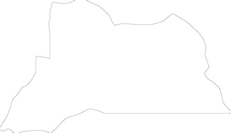 Isingiro Uganda Outline Map Vector Art At Vecteezy