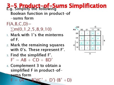 Chapter 3 Gatelevel Minimization 1 Simplification Using Prime
