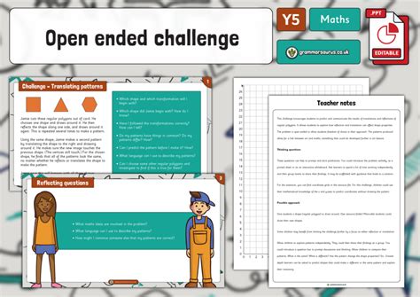 Year 5 Position And Direction Open Ended Challenge Grammarsaurus