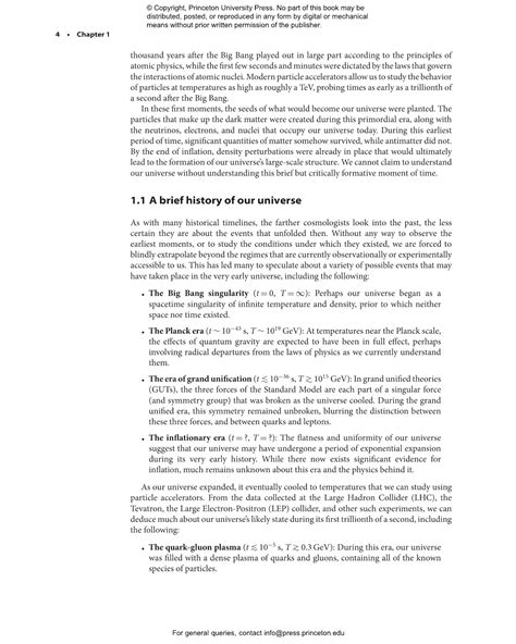 Particle Cosmology And Astrophysics Princeton University Press