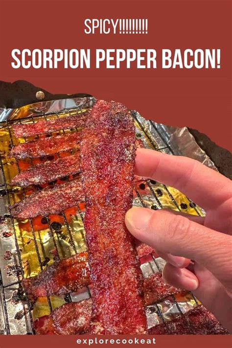How To Make The Best Ever Hot Scorpion Pepper Bacon Explore Cook Eat