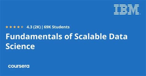 Fundamentals Of Scalable Data Science Coursya