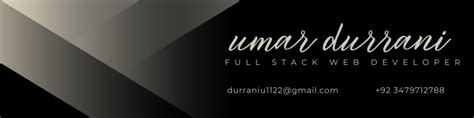 Umar Durrani Full Stack Web Developer Frontend Reactjs Bootstrap 4 Backend Php Mysql