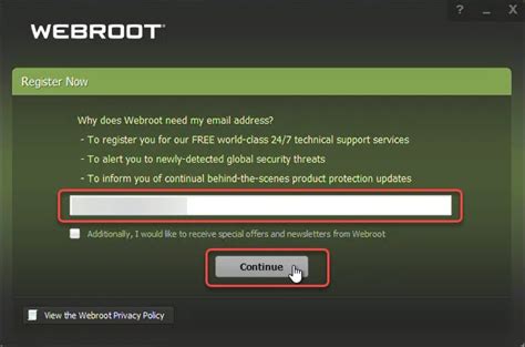 Install Webroot SecureAnywhere PC