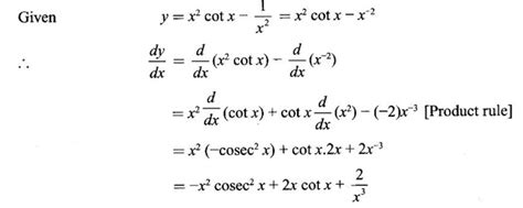 Derivative Problems Based On General Rules Of Differentiation