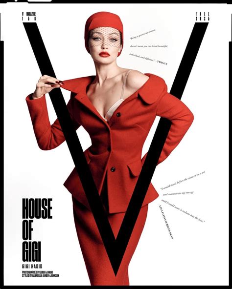 Gigi Hadid For V Magazine V156 Fall 2025 Photoshoot Glamour