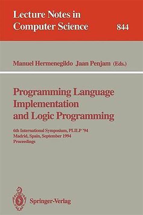 Programming Language Implementation And Logic Programming 9783540584025 Boeken