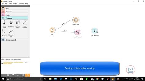 Introduction Of Orange A Data Visualization And Data Mining Tool YouTube