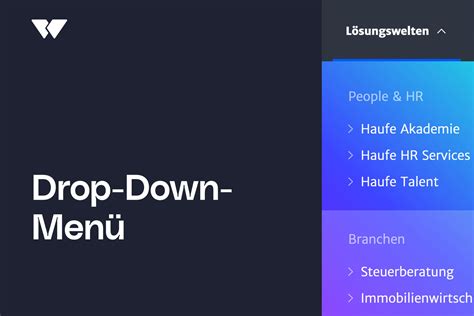 Drop Down Menü In Websites 11 Tipps Zur Gestaltung