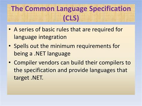 Ppt The Common Language Runtime Clr Powerpoint Presentation Free