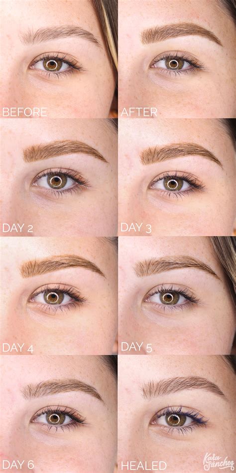 Microblading Healing Makeup Brow Tattoo Permanent Makeup