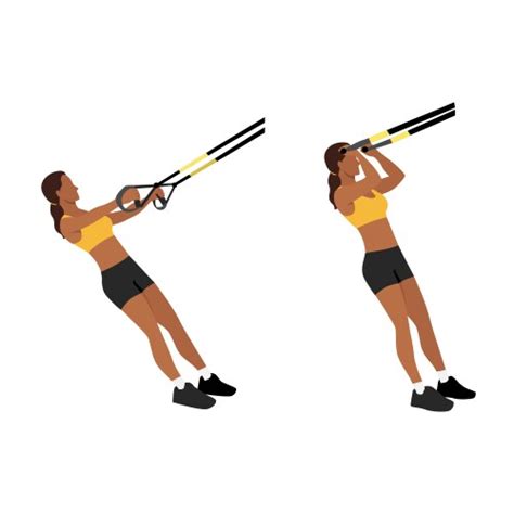 Basic Rgbwoman Doing Dumbbell Bicep Curls Vector Image