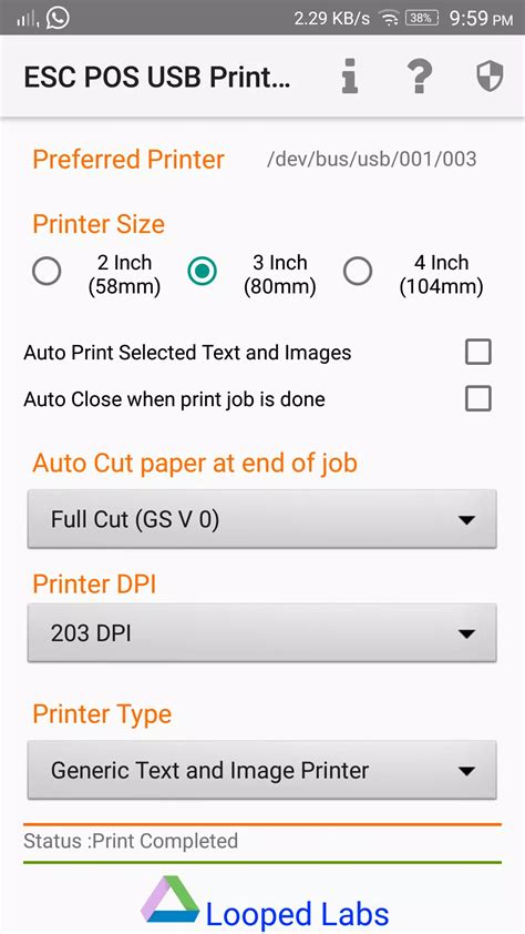 Download Esc Pos Usb Print Service 218 Apk For Android Free And