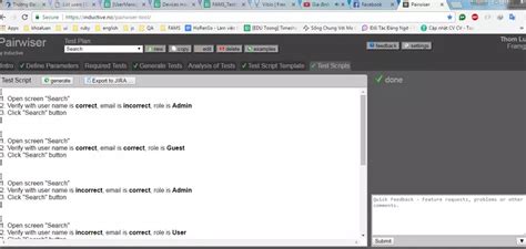 Pairwise testing và cách sinh test case tự động sử dụng tool
