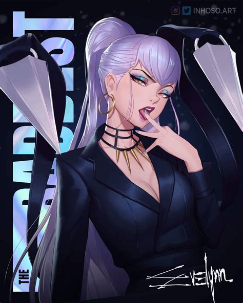 Evelynn K Da All Out Evelynn And The Baddest Evelynn League Of Legends Drawn By Inhoso
