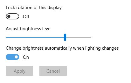 How To Enable Or Disable Adaptive Brightness In Windows 10 How To