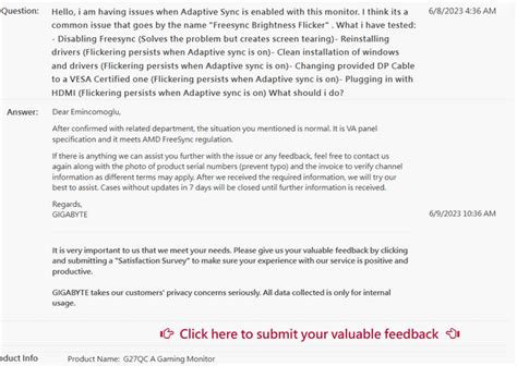 Gigabyte Thinks Freesync Brightness Flickering Is Normal Rgigabyte
