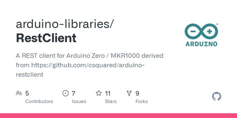Github Arduino Librariesrestclient A Rest Client For Arduino Zero Mkr1000 Derived From