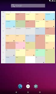 New Timetable Widget 2018 Apps On Google Play