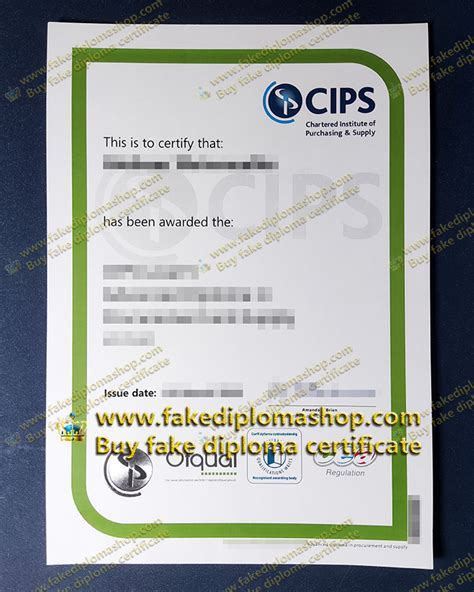 Cips Diploma Level 5 Order A Cips Fake Certificate Online