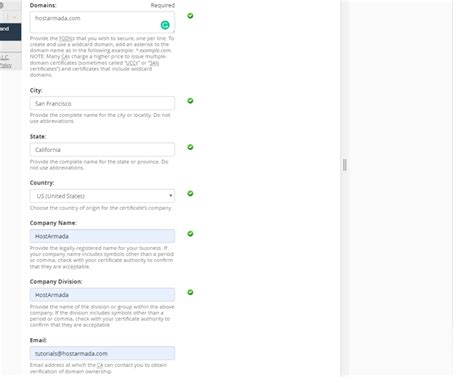 Using The Generate Ssl Certificate And Signing Request Features In Whm