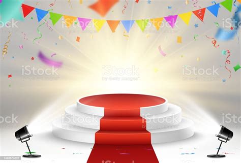 수상자를 위한 벡터 일러스트레이션 상금 수상자를 기리는 받침대 또는 플랫폼 1위에 대한 스톡 벡터 아트 및 기타 이미지 1위