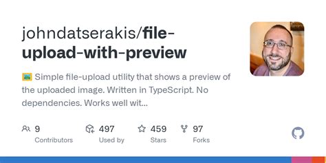 Github Johndatserakisfile Upload With Preview 🖼 Simple File Upload Utility That Shows A