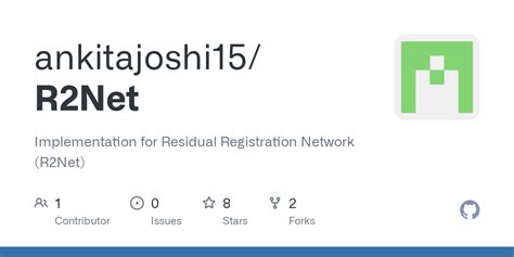 Github Ankitajoshi15 R2net Implementation For Residual Registration Network R2net