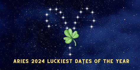 Luckiest Day Of Each Month In 2024 For The Aries Zodiac Sign Yourtango