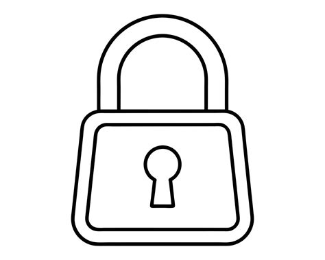 Lock Line Art Art Vector Art At Vecteezy