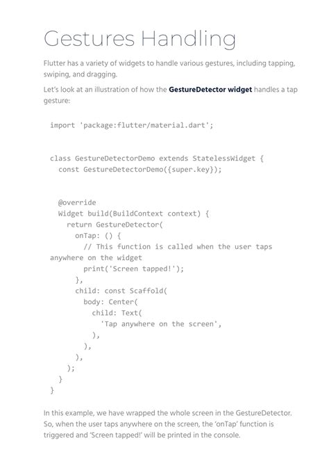 Ppt Flutteragency Com Handling Events And User Input In Flutter