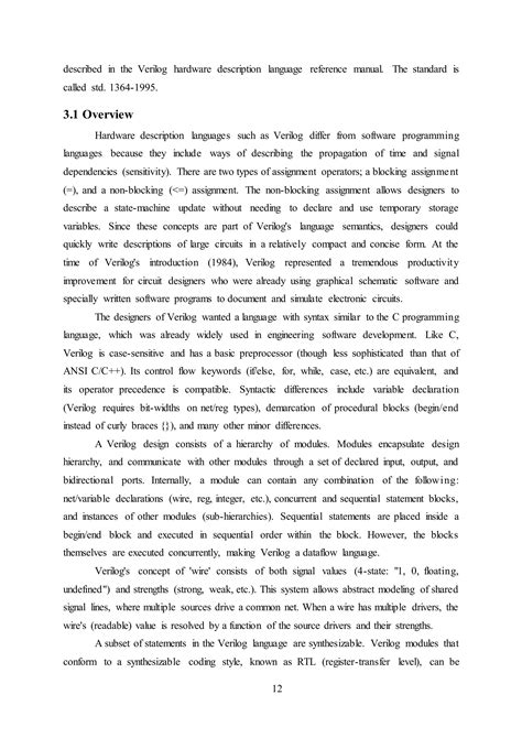Design Of Elevator Controller Using Verilog Hdl Docx Programming