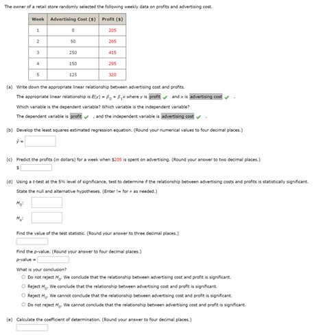 Solved A Write Down The Appropriate Linear Relationship Chegg Com