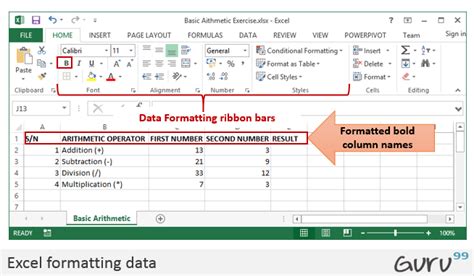 Arithmetic Operations In Excel Word и Excel помощь в работе с программами