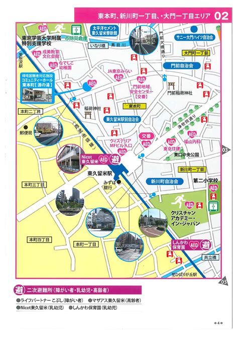 防災マップ 東久留米市新川町自治会