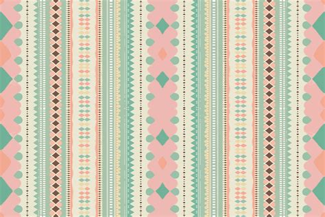 Simple Boho Patterns Pastel Background Abstract Minimal Seamless Pattern Geometric Graphic Line