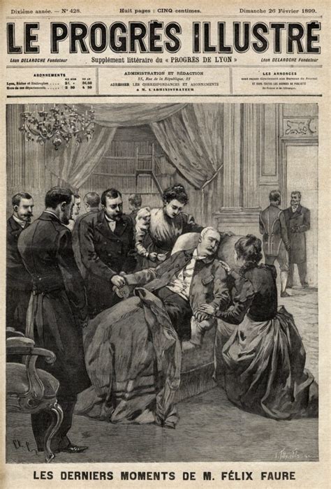 Lhistoire Sulfureuse Du Décès De Felix Faure Le Seul Président Mort à Lelysée