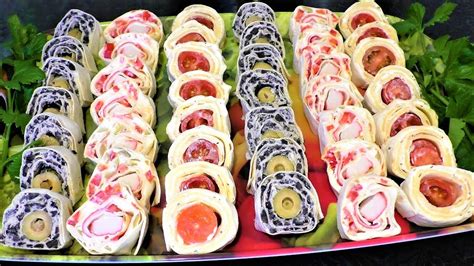 Гости были в ШОКЕ! Три обалденно вкусных рулета из лаваша с разными ...