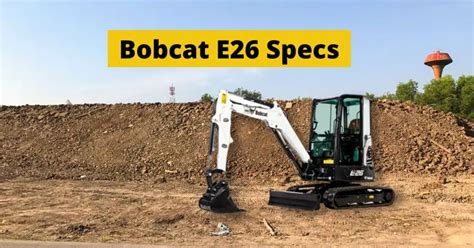 E35 Bobcat Specs 33 Hp Compact Excavator Features Construction Catalogs
