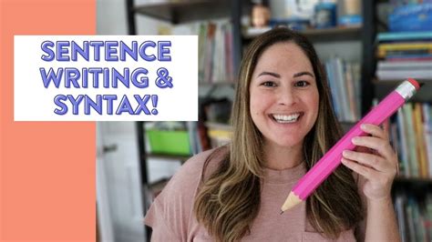 How To Teach Sentence Writing And Syntax In Kindergarten First And