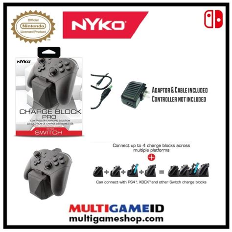Switch Charger Block For Procontroller Nyko Shopee Malaysia
